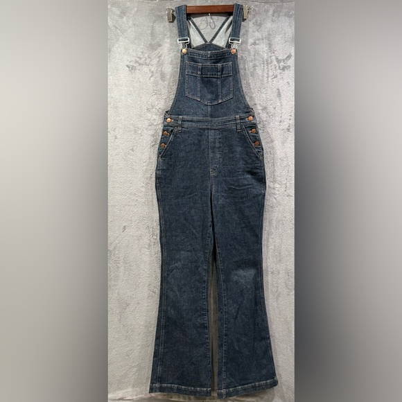 Madewell | Pants & Jumpsuits | Madewell Super Wideleg Denim Overalls In ...
